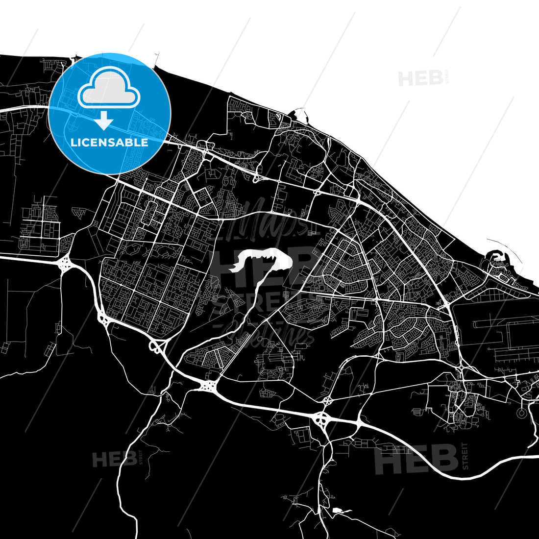 Area Map Of Seeb, Muscat, Oman – HEBSTREITS
