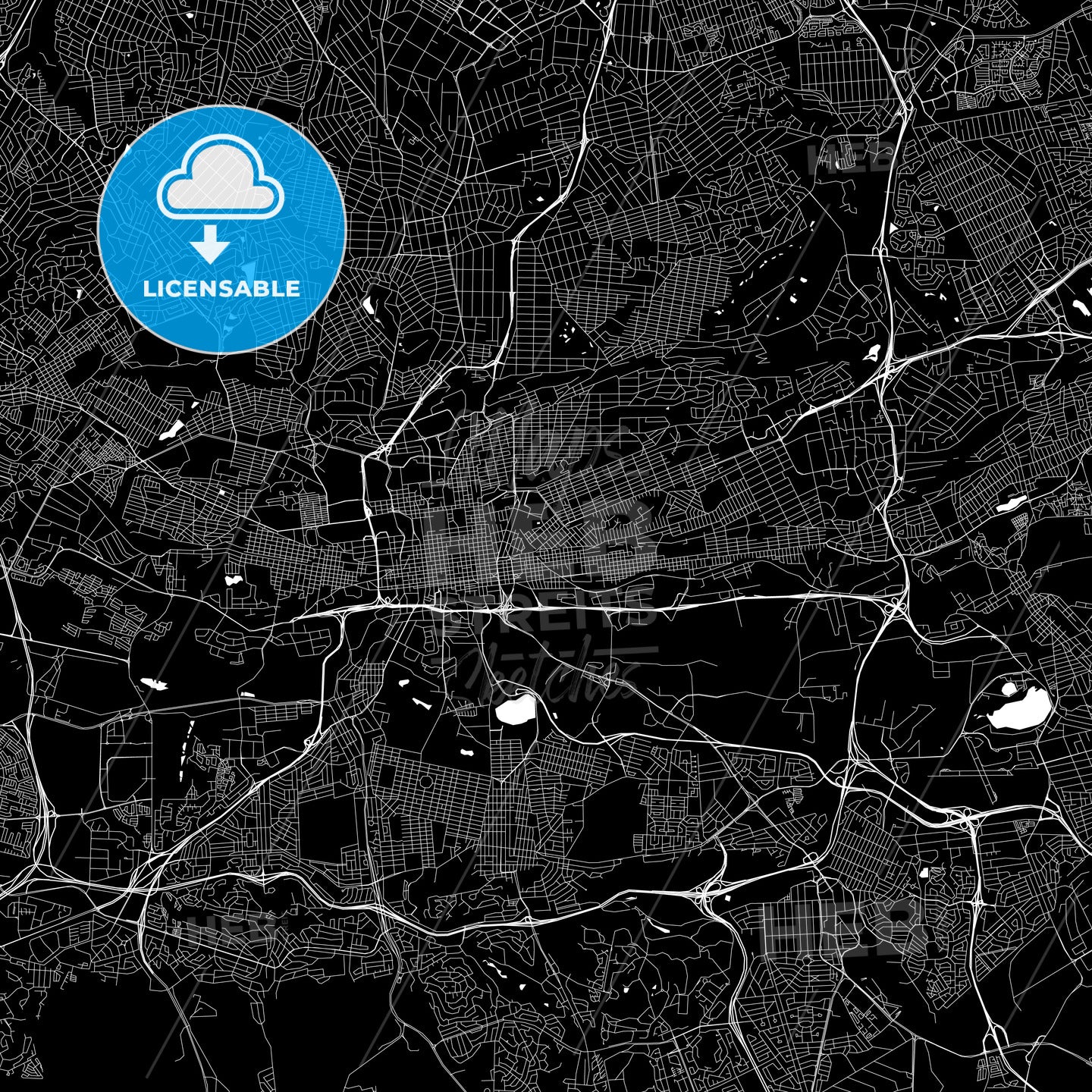 Johannesburg Download PDF Map - HEBSTREITS