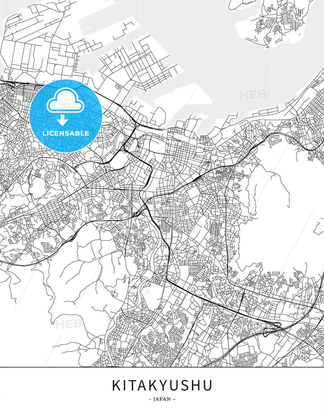 Kitakyushu Map