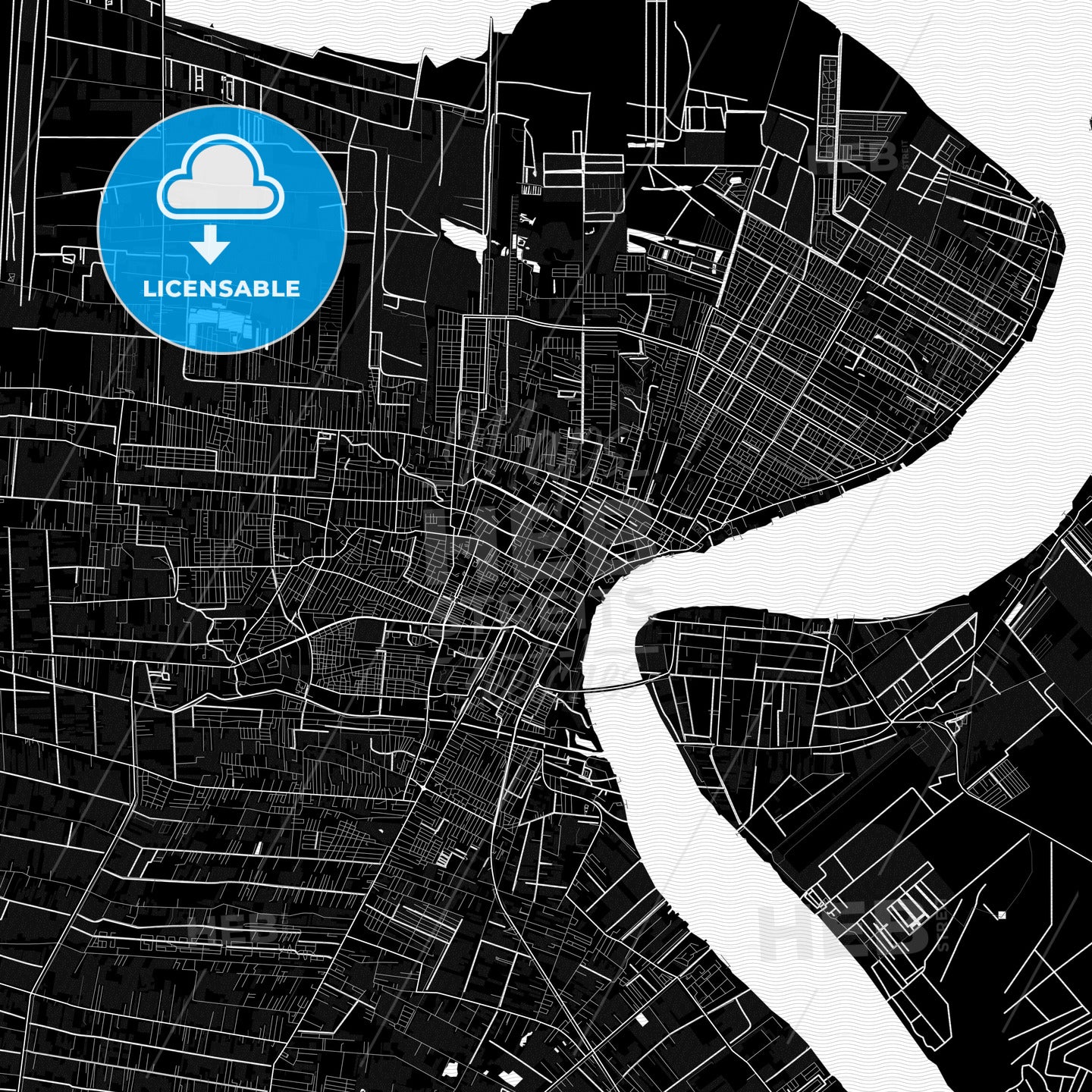 Paramaribo Map Map Of Paramaribo (the Capital Of Suriname)
