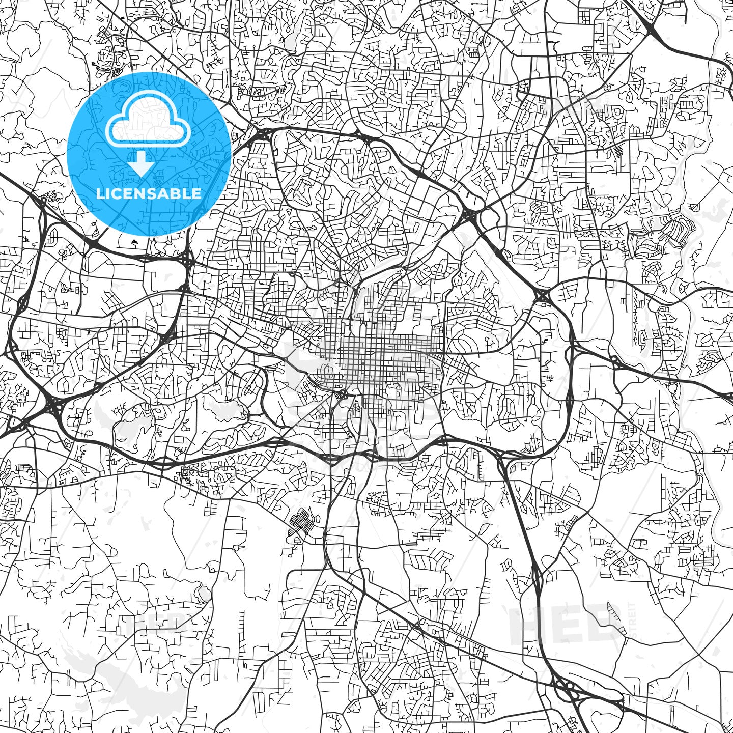 Map Of Raleigh Nc Raleigh Chapel Hill Durham North Carolina Printable