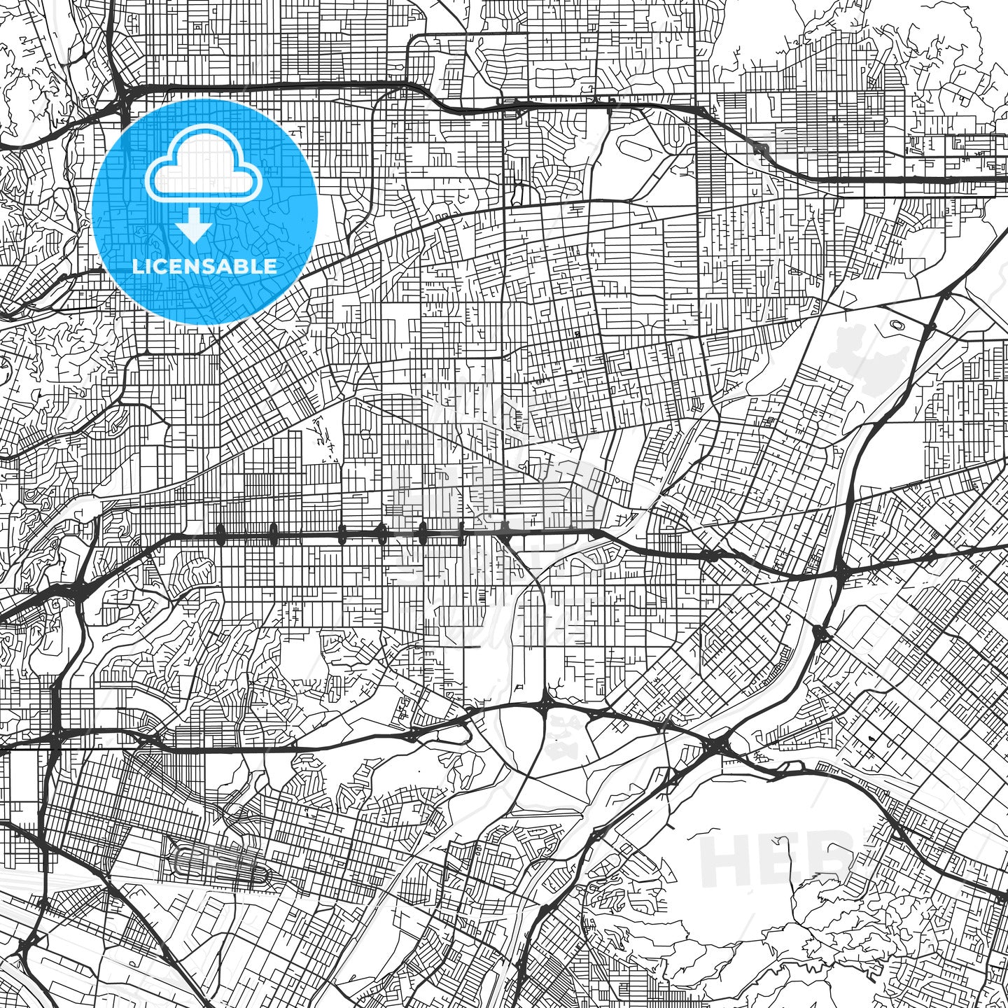 Image Map Of Rosemead California