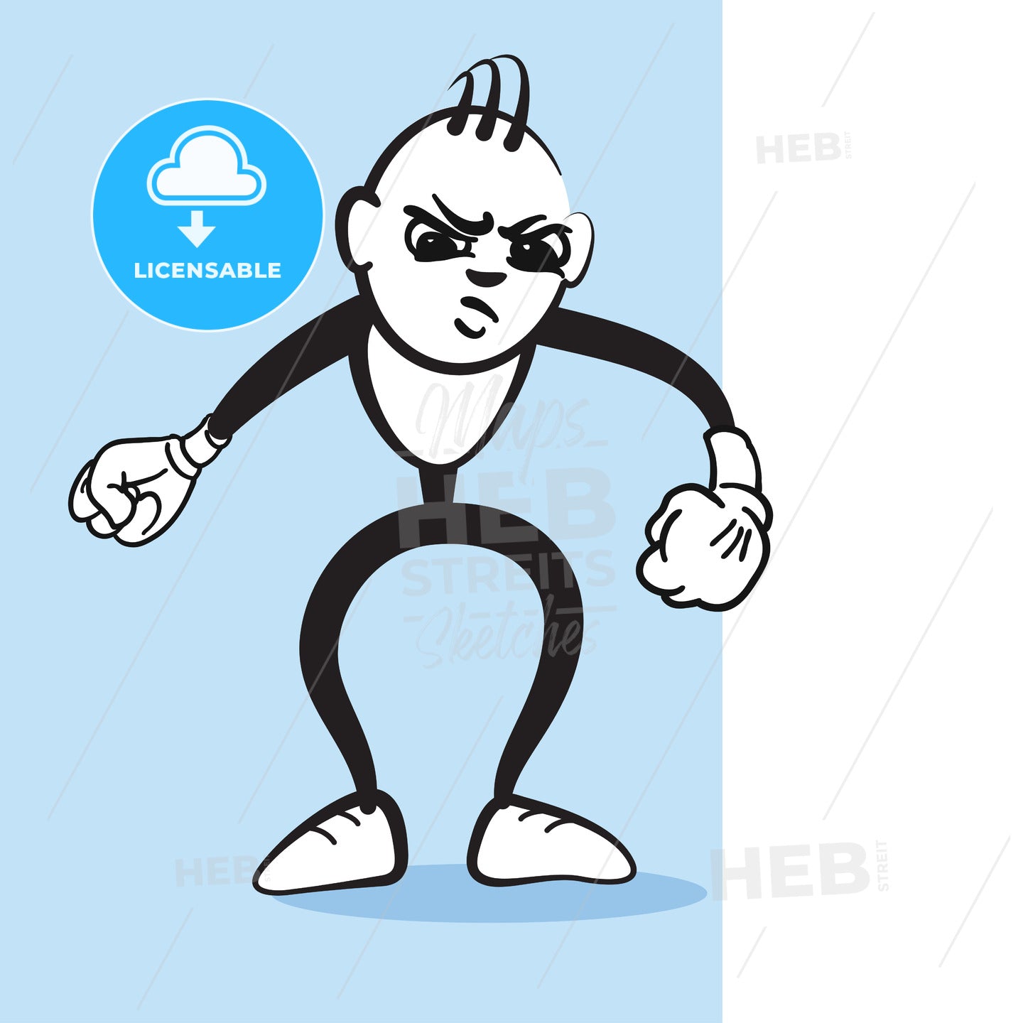 Stickman Emotion Frustration - HEBSTREITS