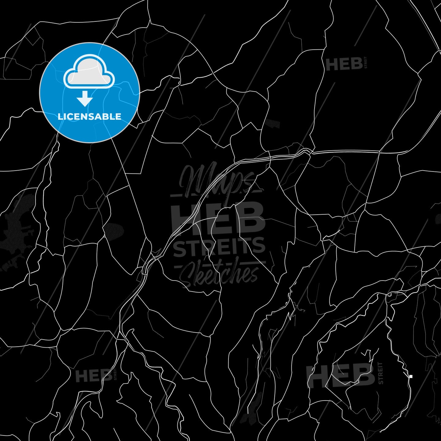 Terme, Turkey Pdf Vector Map Black And White – HEBSTREITS