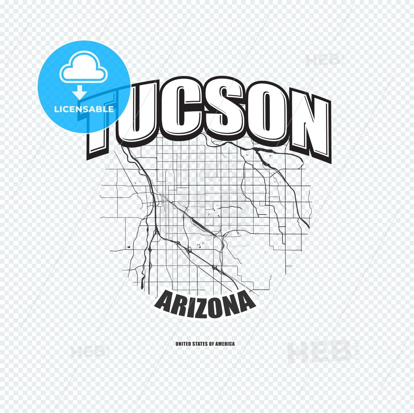 Tucson, Arizona, Logo Artwork – HEBSTREITS