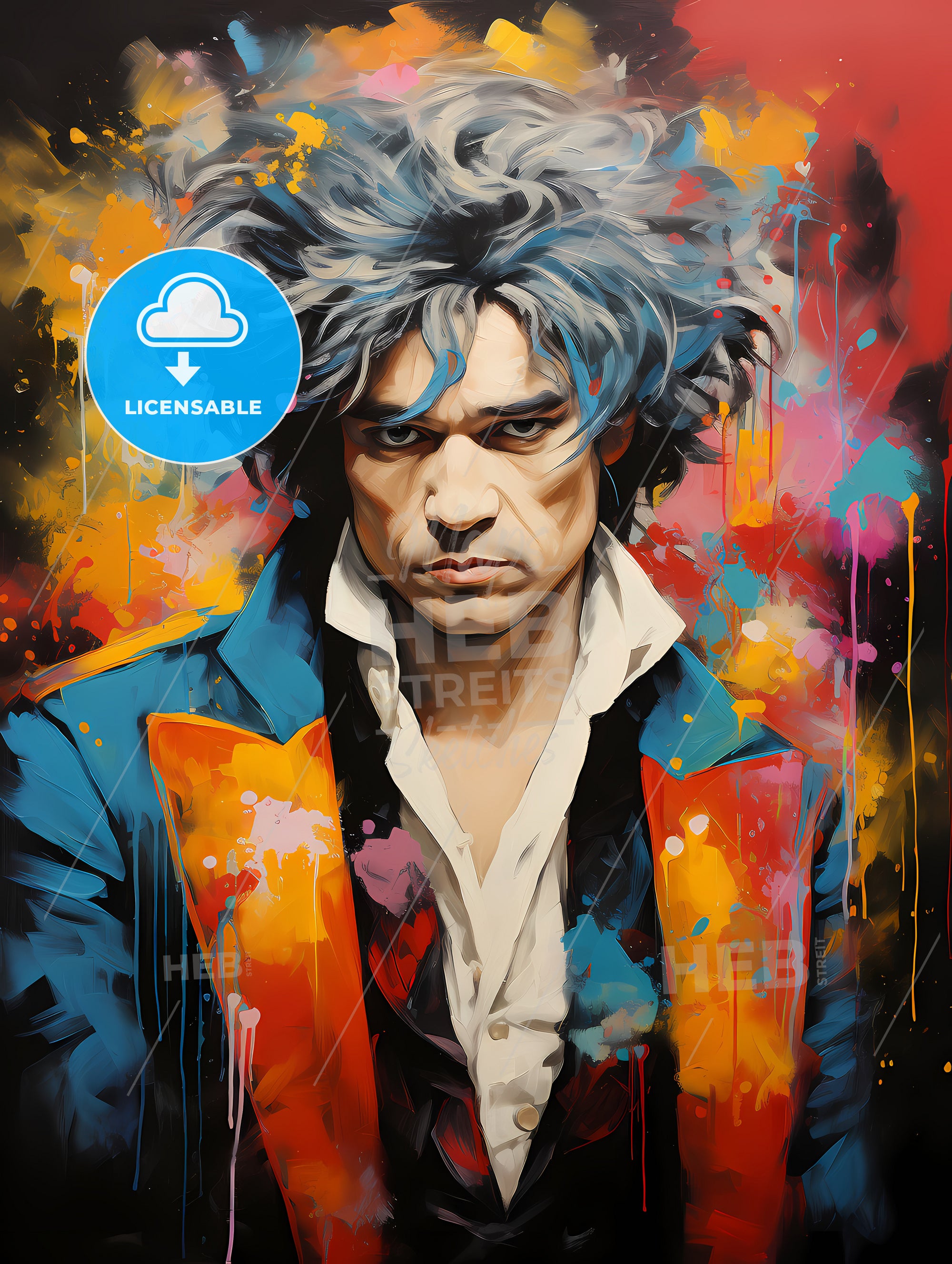 Beethoven - A Man With Nice Hair - HEBSTREITS